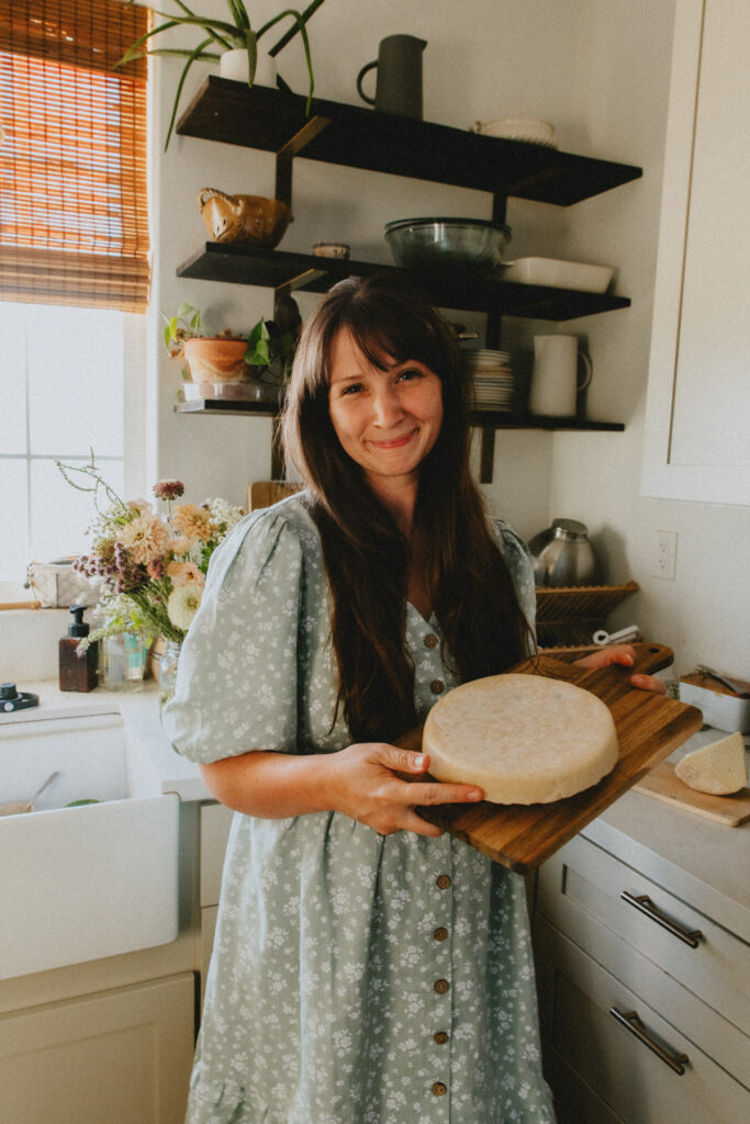 Handmade Wooden Cheese Press for Home Cheesemaking - Nest in the West