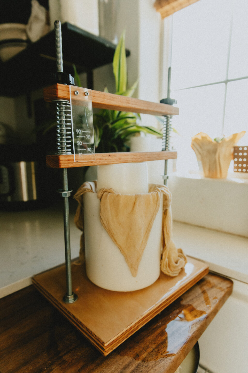 Handmade Wooden Cheese Press - The Nest Press - Nest in the West